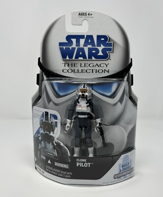Star Wars Legacy Collection BD52 Clone Pilot Gray ARC-170 V-Wing AOTC ...