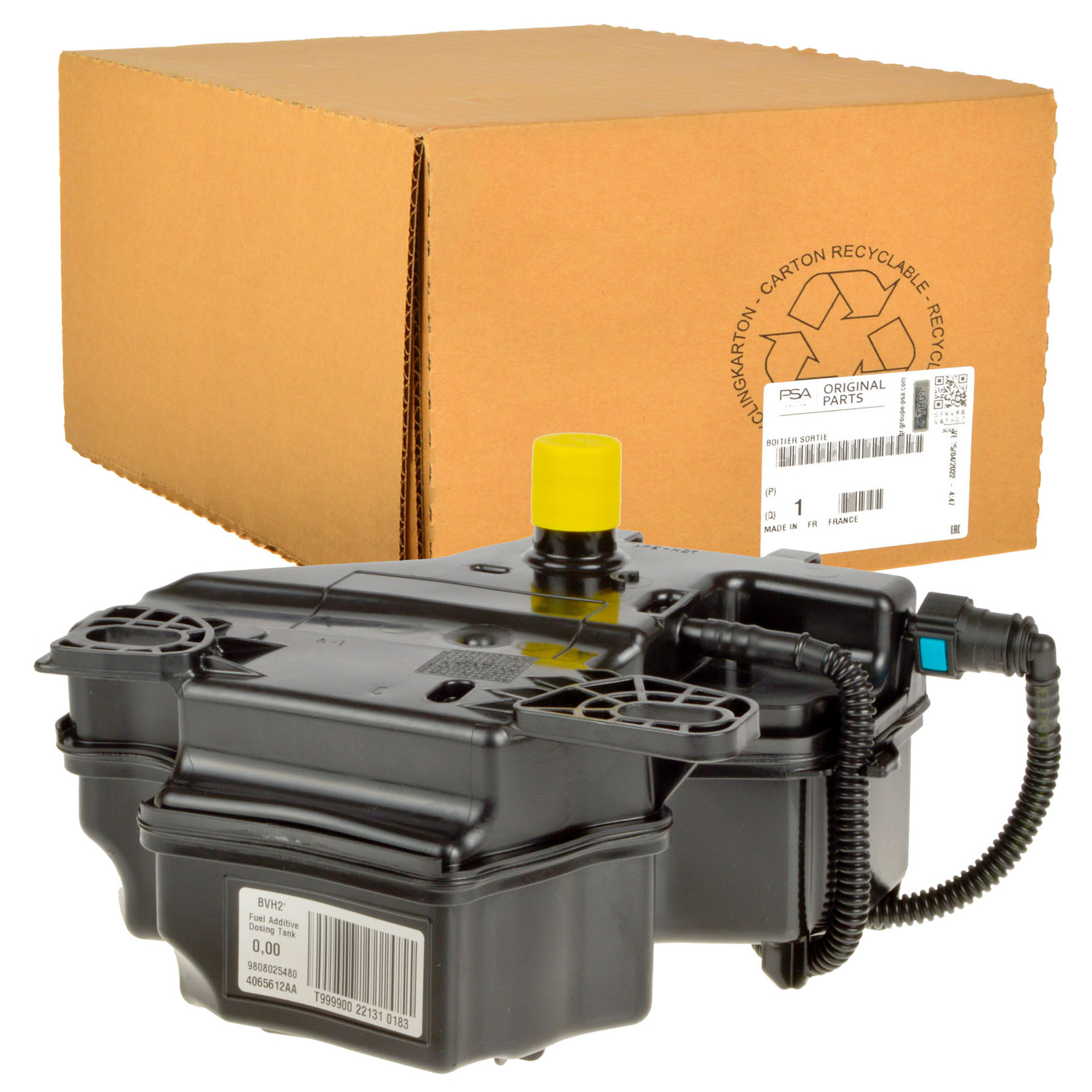 ORIGINAL Citroen Peugeot 1610115580 Tank Kraftstoffadditiv C4 308 II 1. ...