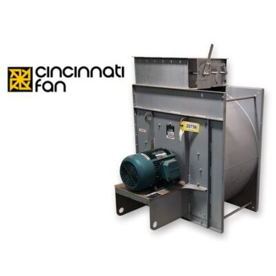 Unused 15HP Cincinnati Fan SQAF-240 Square Airfoil Blower 4,112CFM @ 7 ...