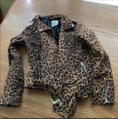 UNIF leopard print studded jacket | eBay