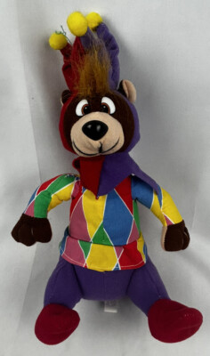 VTG 1994 Joker Jester 12" Clown Bear Stuffed Animal Plush | Acme ...