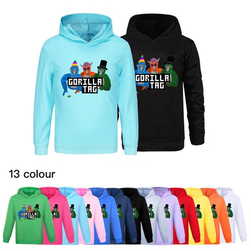 New Boys Girls Casual Hoodie Gorilla Tag Kids Long Sleeve Hooded ...