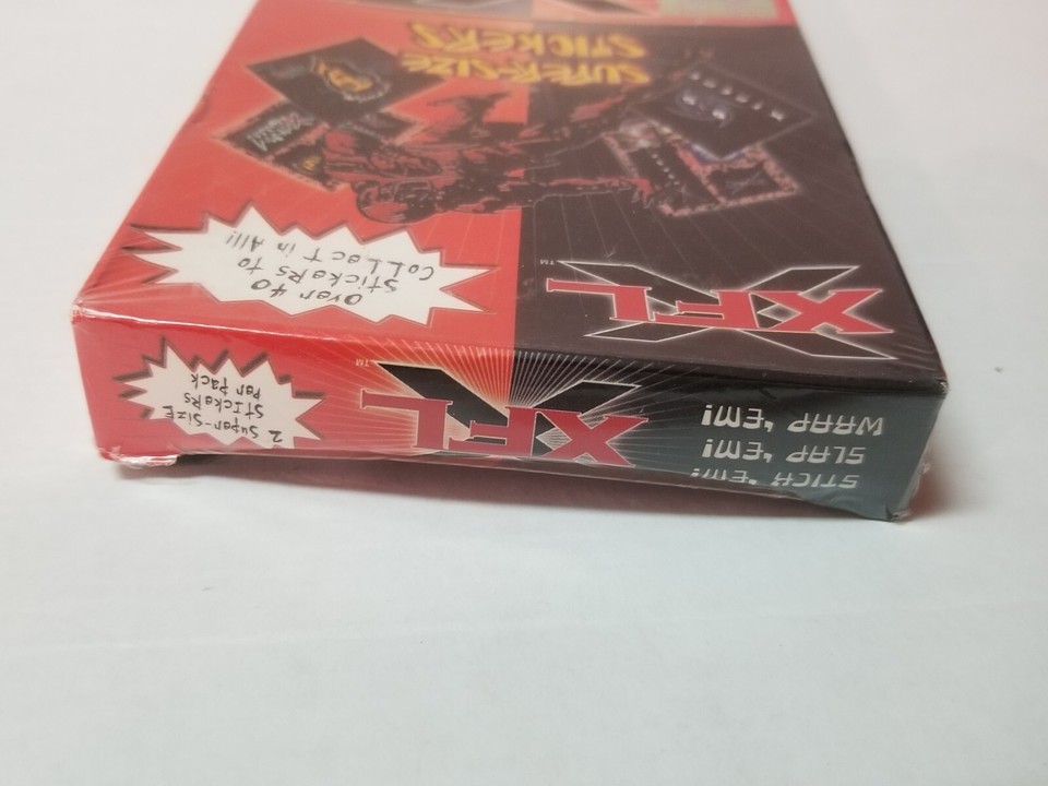 xfl supersize stickers brand new 24 packs | eBay