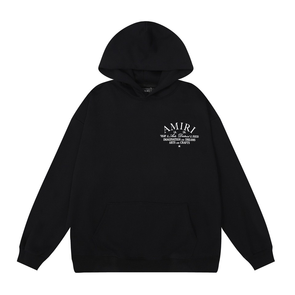 AMIRIS new letter logo print hooded sweater | eBay