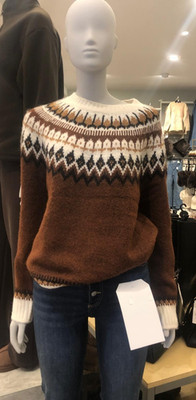 Christmas Paula Echevarría Knitted Fair Isle Jumper Primark New tag 2XS ...