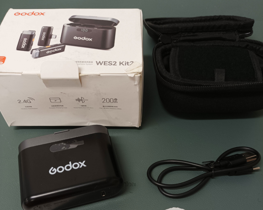 GODOX WES2 Kit2 Wireless Lavalier Mic System for Type - C High ...