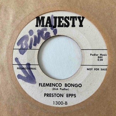 Mod Surf Exotica 45 PRESTON EPPS Flemenco Boogie/Bongo Boogie Majesty ...