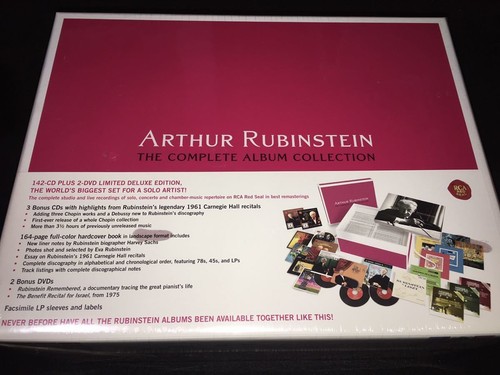 Arthur Rubinstein Complete Album Collection RCA Complete Edition y | eBay