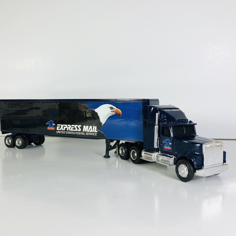 US Postal Express ERTL Tractor Trailer Diecast International Navistar 1 ...