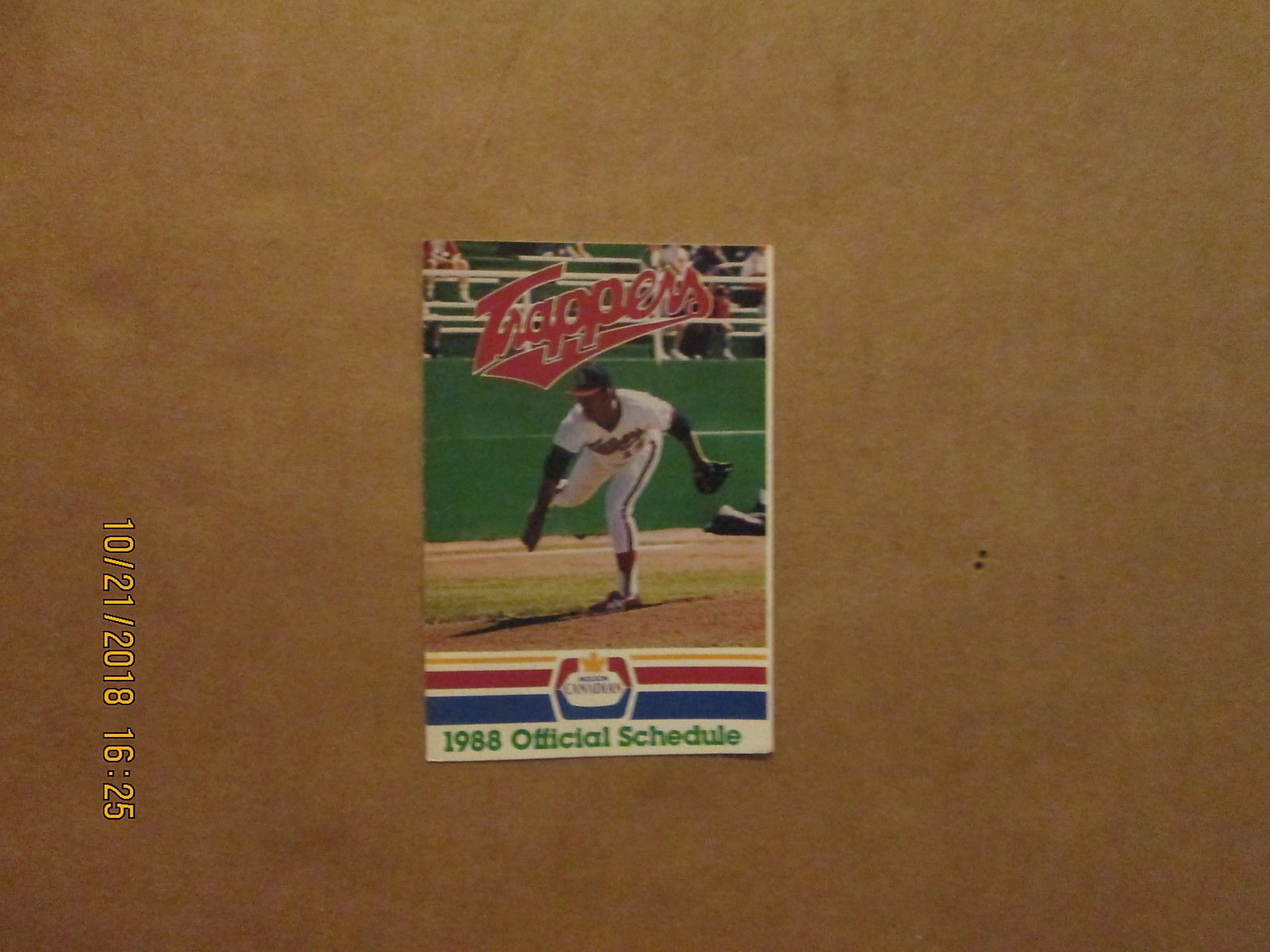 Edmonton Trappers Vintage Defunct Circa 1988 Team Logo Baseball Pocket ...