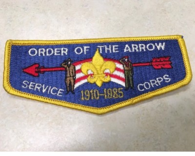 OA 1985 NATIONAL JAMBOREE SERVICE CORPS STAFF FLAP Mint | eBay