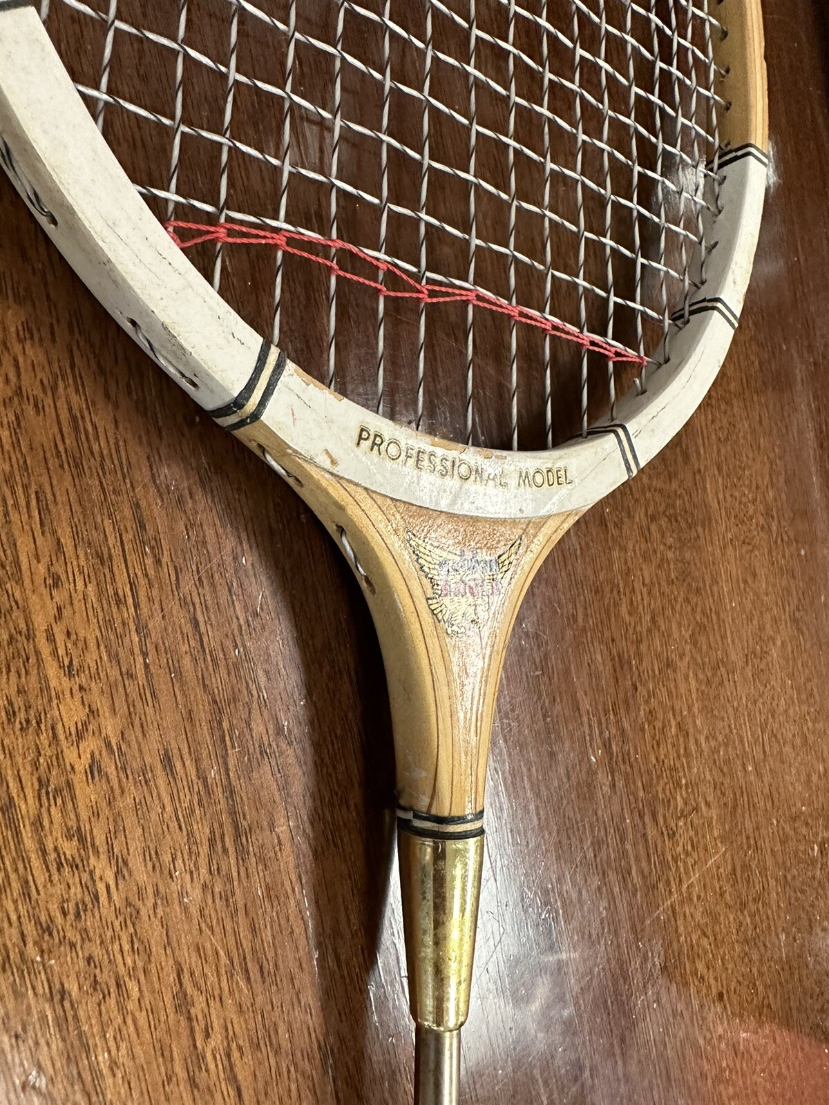 Vintage Golden Eagle Badminton Racket decorative sports wood | eBay