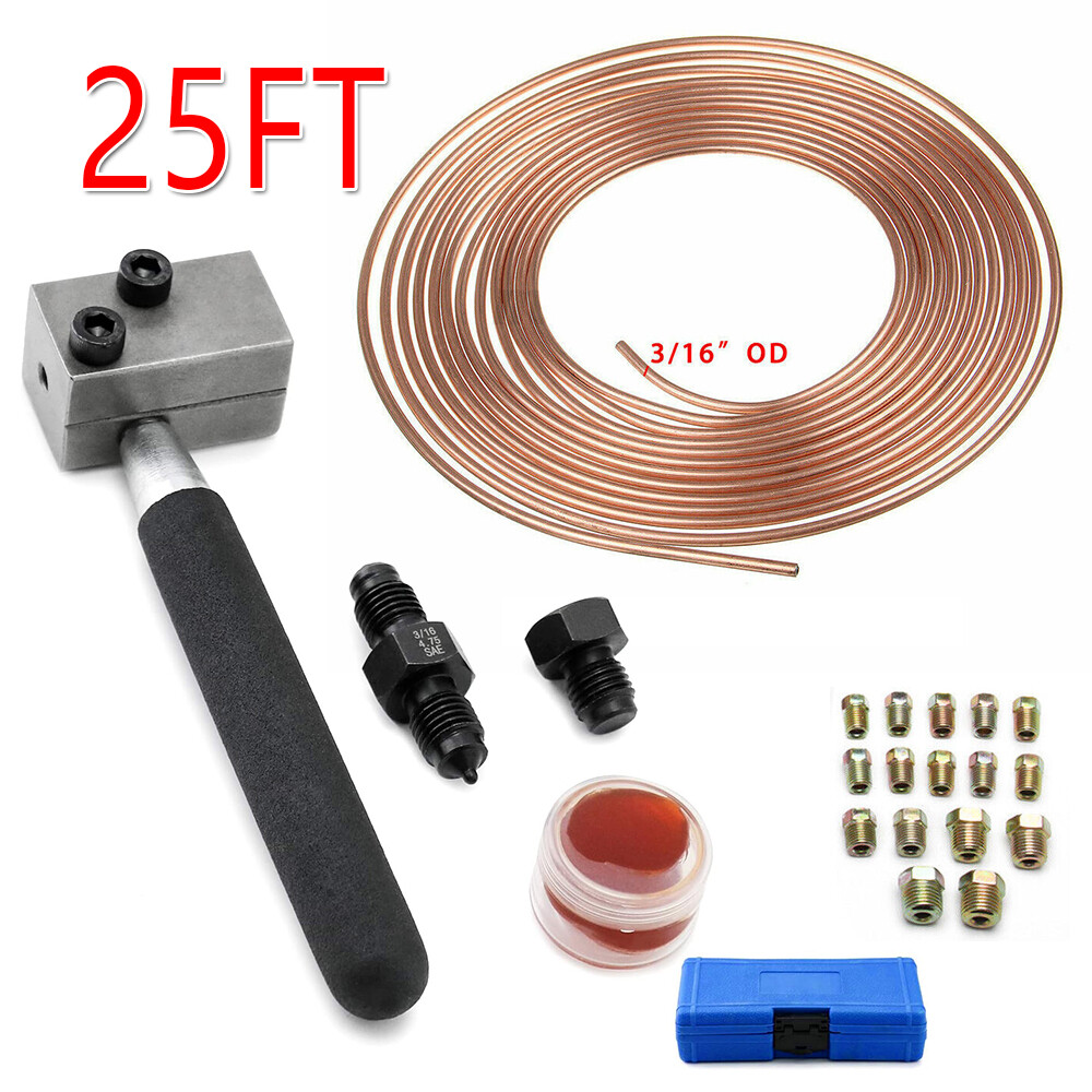 3/16'' SAE Hand Held Brake Pipe Flaring Tools 7.6M Copper Brake Pipe ...