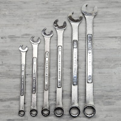 Craftsman USA 6pc SAE 12pt Combination Speed Wrench Set VA Series | eBay