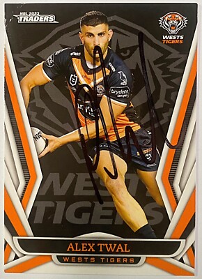 ALEX TWAL WESTS TIGERS 2023 TRADERS TITANIUM NRL SIGNED CARD | eBay ...