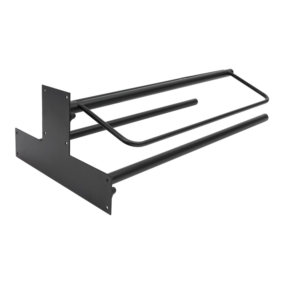 4 Saddle Racks Saddles Display Shelf with Double Pad Bars Wall Mounted ...