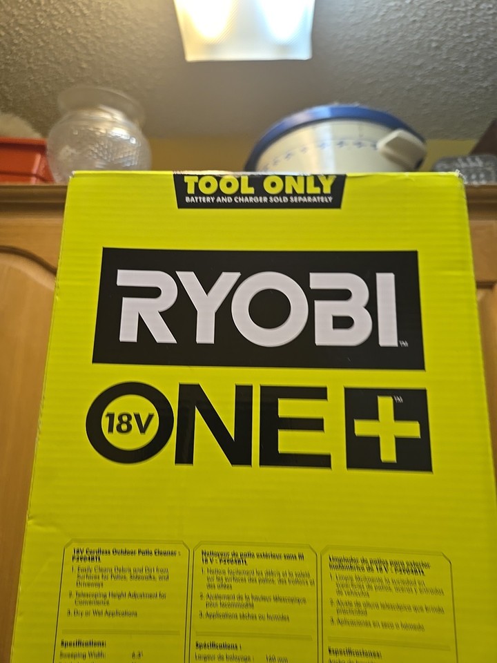 Ryobi 18V Cordless Battery Outdoor Patio Sweeper (Tool Only) | eBay