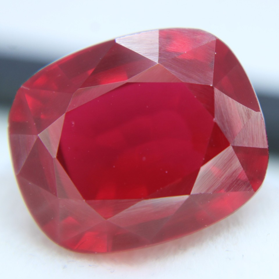 26 Ct Certified Natural Ruby Red Color Clean Eye Cushion Shape Loose ...