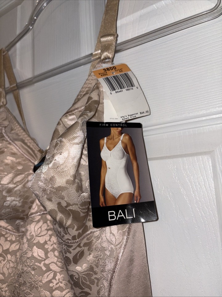 Bali Firm Control 38DD Corselet Beige NWT Style 8380 | eBay