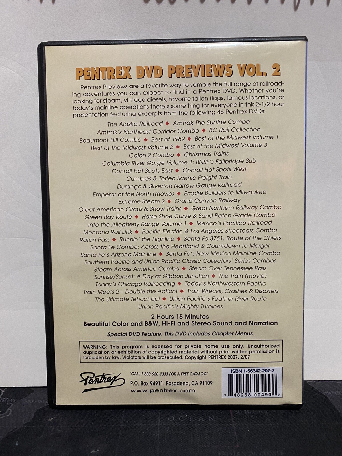 Pentrex DVD Previews Vol 2 Conrail Great Northern Train Wrecks Tehacha ...