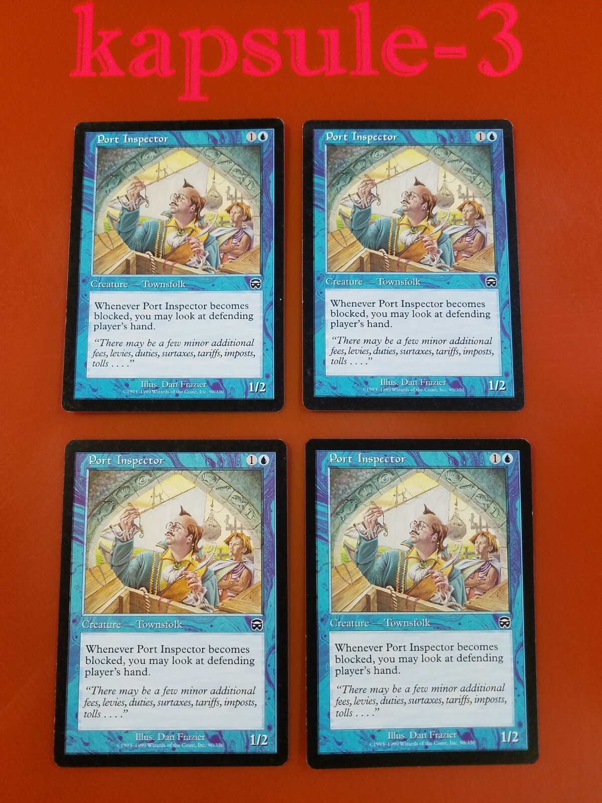 4x Port Inspector | Mercadian Masques | MTG Magic Cards | eBay