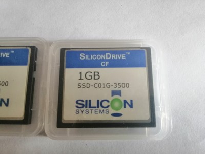 2PCS SiliconDrive 1GB CF SSD-C01G-3500 SILICON | eBay
