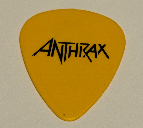 ANTHRAX Scott Ian GUITAR PICK Metal Thash Band RARE Concert Tour Stage ...