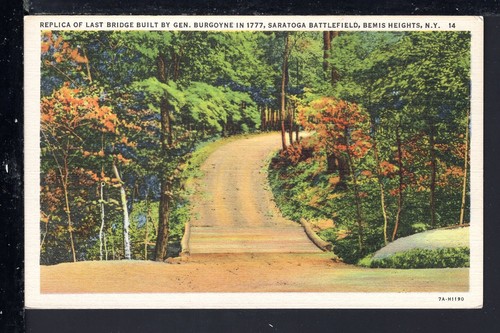 Postcard - New York - Bemis Heights - Saratoga Battlefield | eBay
