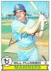Bill Plummer autographed Baseball Card (Seattle Mariners) 1979 Topps ...