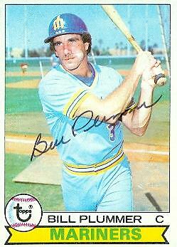 Bill Plummer autographed Baseball Card (Seattle Mariners) 1979 Topps ...