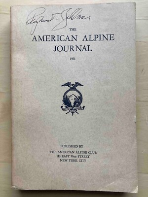 American Alpine Journal, 1951 issue, expedition mountaineering ...