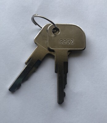 New Set Of Keys 9952 IBM Keys for Cash Drawer, Display, Keyboard Locks ...