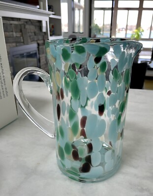 Diane von Furstenberg DVF X Target Dot Glass 52.4oz Serving Pitcher 💙💚 ...