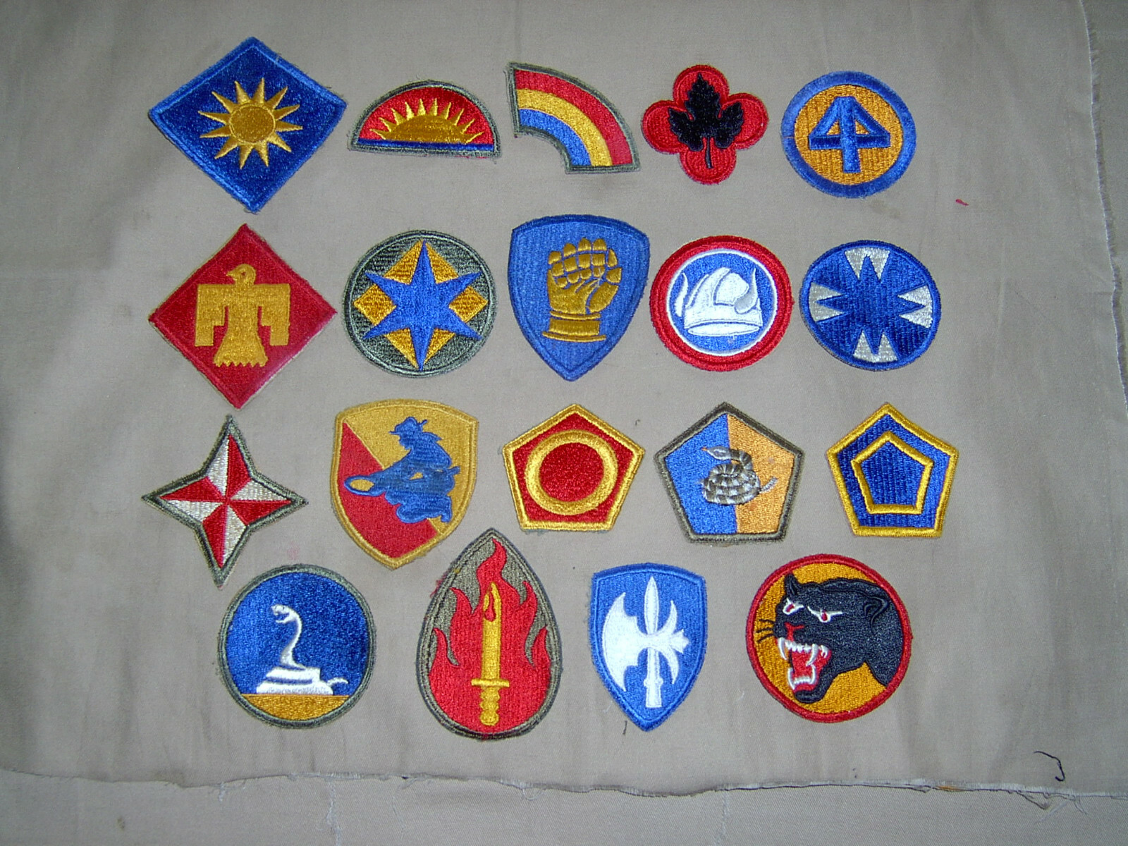 Complete set of WW2 US Infantry divisions including phantom and late ...