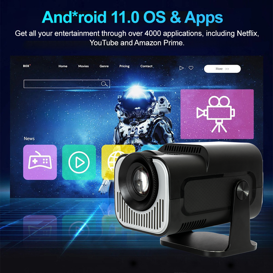 Mini Retro Video Game Consoles 4K HD Projector Game Projector Over ...