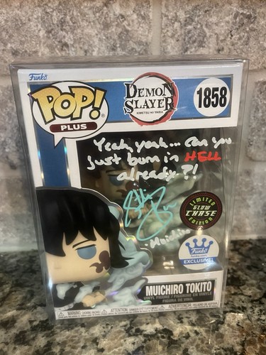 Funko Pop! Muichiro Glow Chase - #1858 - Signed By Griffin Burns - JSA ...
