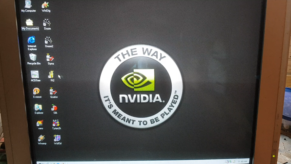 Retro DOS game PC Pentium 200Mhz MMX, 32Mb RAM, Nvidia Vanta, AWE32 ...