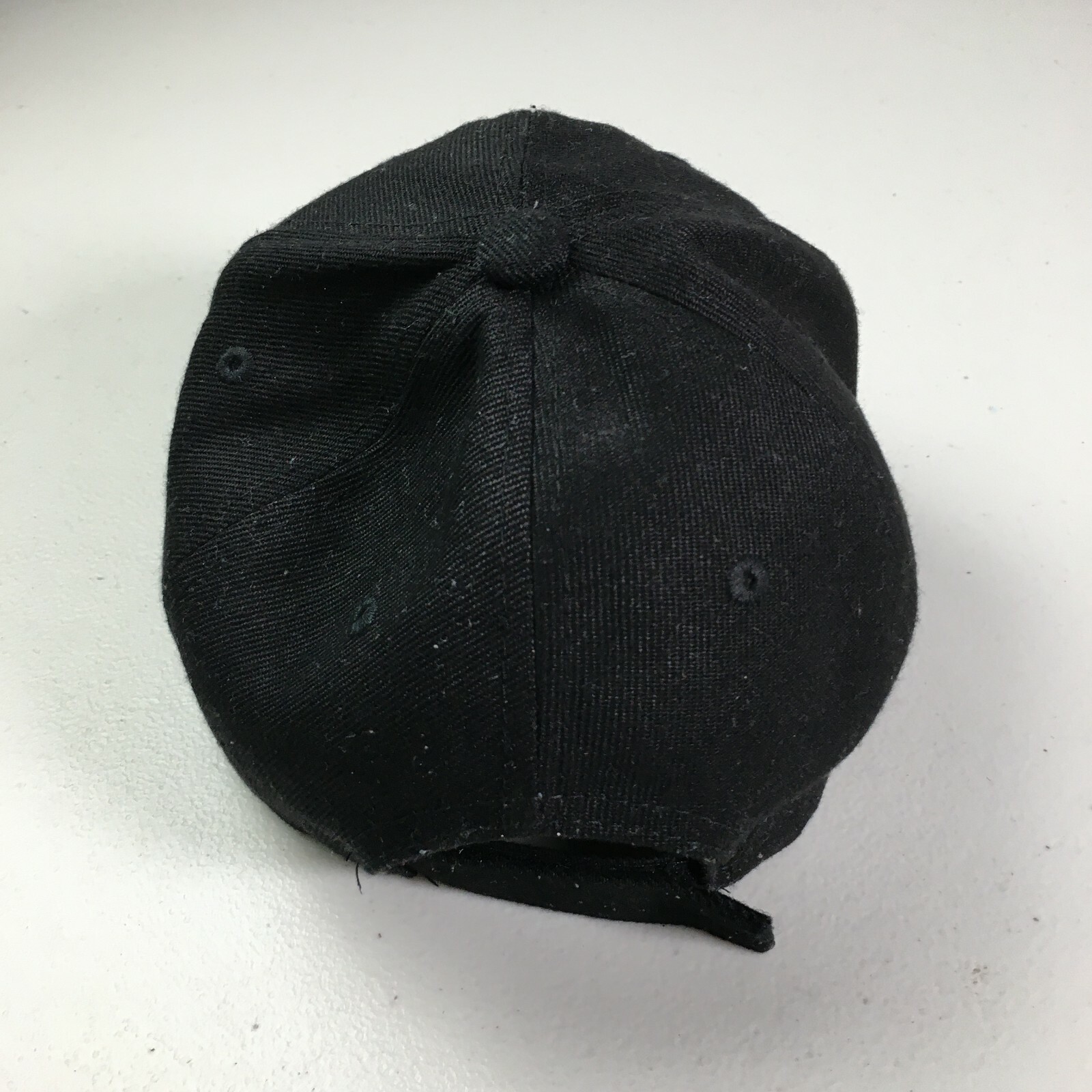 Black Plain Adjustable Baseball Hat Strapback Adult Size Kipa Headwear ...