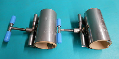 2 Morris Quick On II Coupler 1751 Stainless Steel Band Clamp Pipe ...