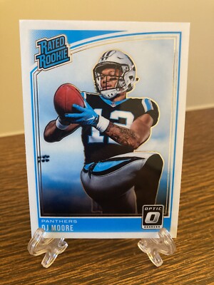 🔥2018 Donruss Optic Rated Rookie DJ Moore #166 Rookie RC - Bears ...