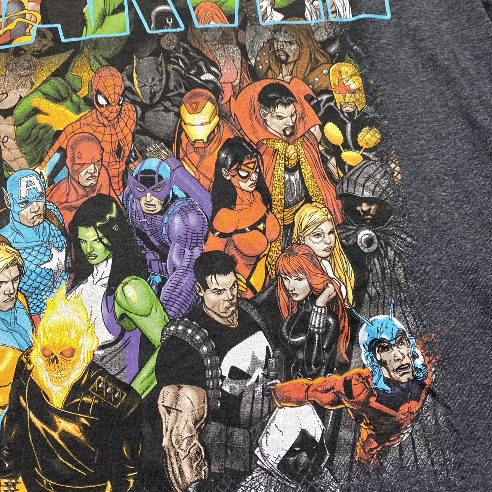 Authentic Marvel Comics Ultimate Superhero Collage T … - Gem