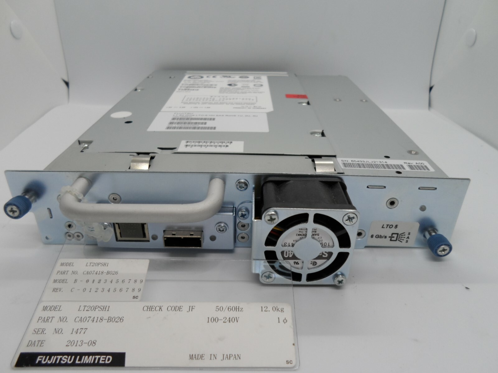 Fujitsu hp Eternus LT05 SAS HH 10601669830 AQ284A#104 10601448513 LT20 ...