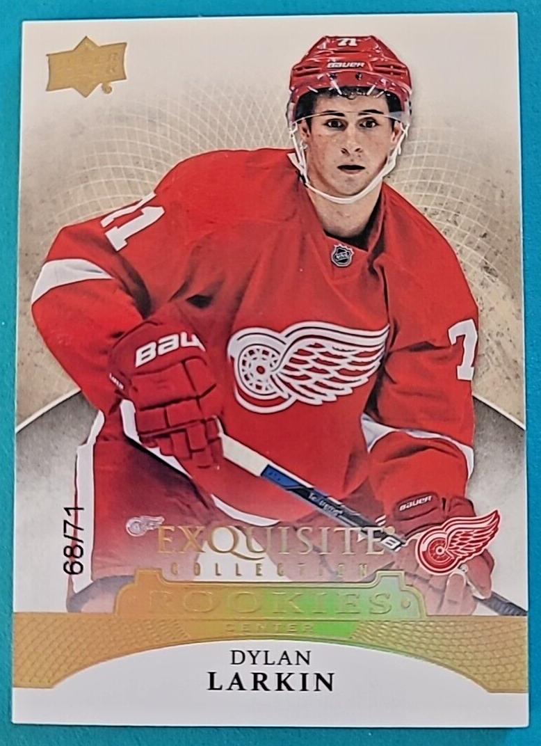 2015-16 Dylan Larkin Upper Deck Exquisite GOLD Spectrum Rookie RC /71 ...