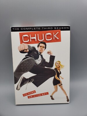 Chuck Season 3 DVD Box Set Zachary Levi Yvonne Strahovski | eBay