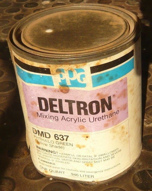 PPG Deltron Acrylic Urethane Paint Toner Mixing Base DMD 637 Phthalo ...