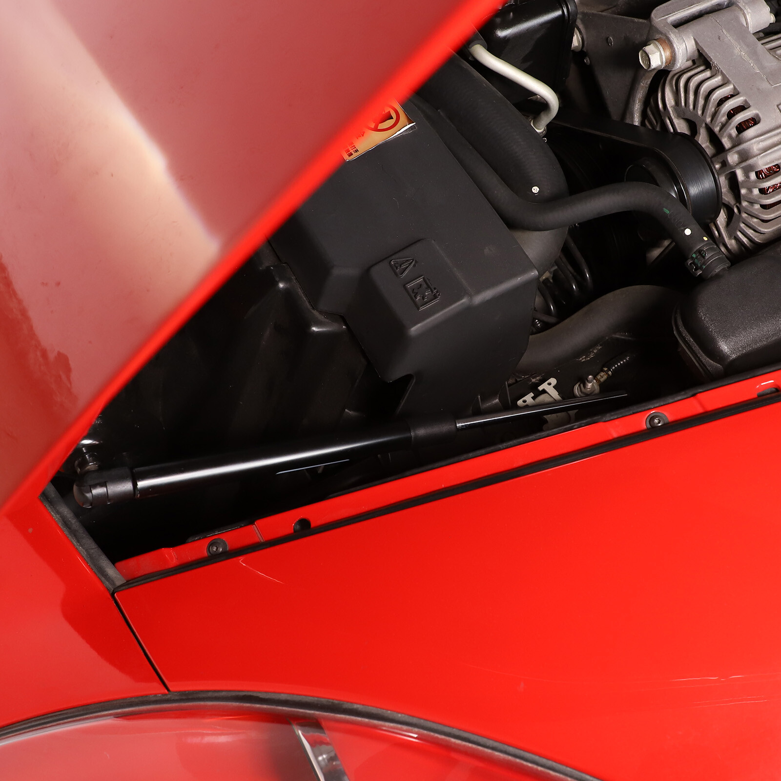 2PCS Carbon Steel Engine Hood Hydraulic Shock Rod For Corvette C6 2005 ...