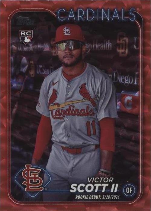 2024 Topps Update Series - Rookie Debut Victor Scott II #US77 Red ...