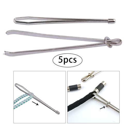 10Pcs Elastic Cord Pincer & Threader Kit Sewing Tool Tweezers for ...
