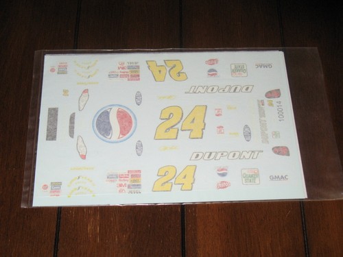 NASCAR 1/24 24 Dupont Pepsi Jeff Gordon Chevy Monte Carlo Waterslide ...