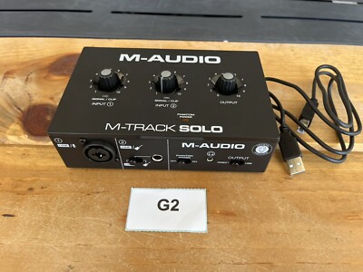 M-Audio M-Track Solo USB Audio Interface | eBay